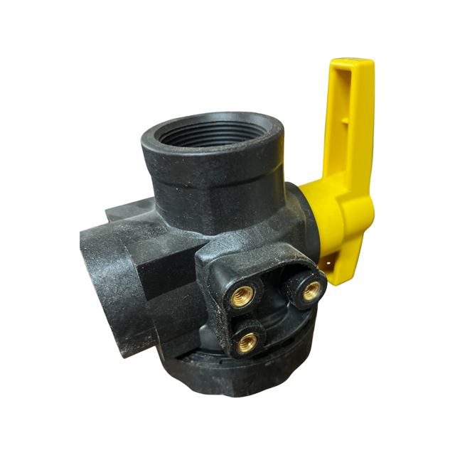Poly Ball Valve 1-1/2" - 3 Way | Florida Sprayers